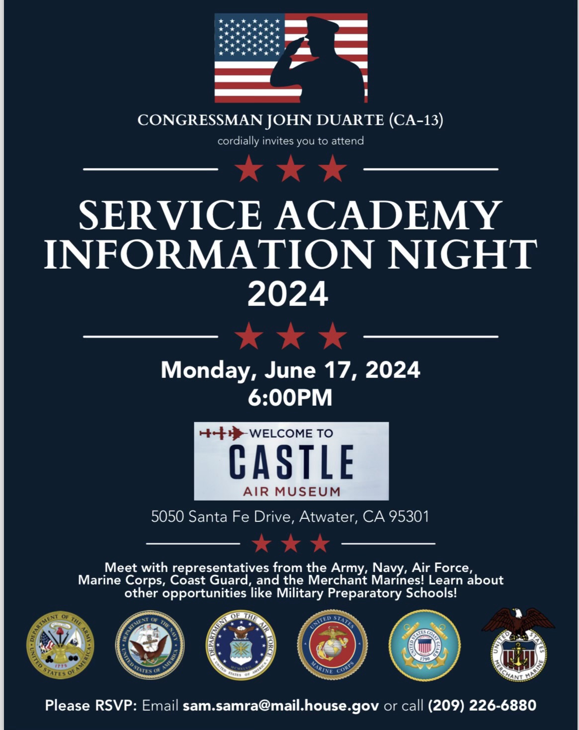 Service Academy Information Night 2024 – American Legion Post 88