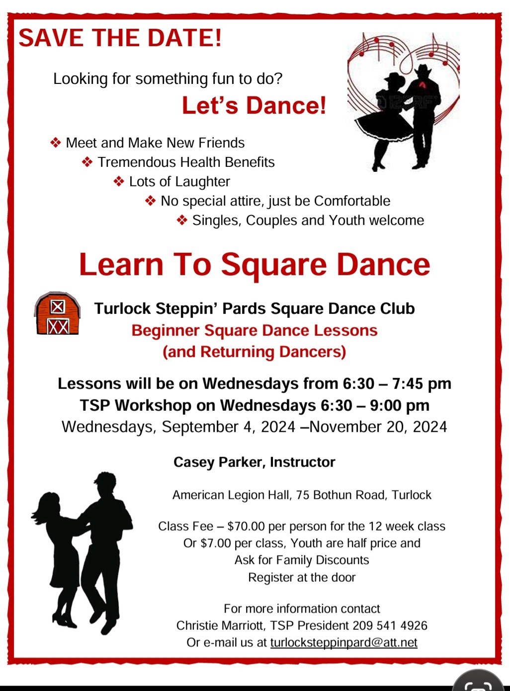 Square Dancing Lessons at the Legion – American Legion Post 88